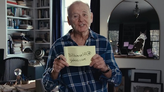 Bill Murray's Yahoo Super Bowl Ad & E-Mail Story