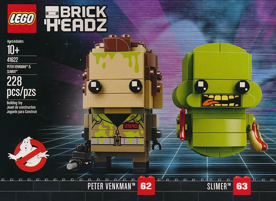 Lego BrickHeadz Ghostbusters Peter Venkman & Slimer Review