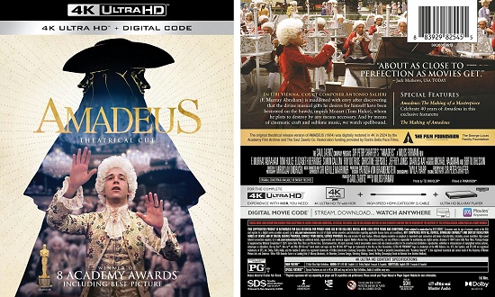 Amadeus (1984) 4K UHD Review