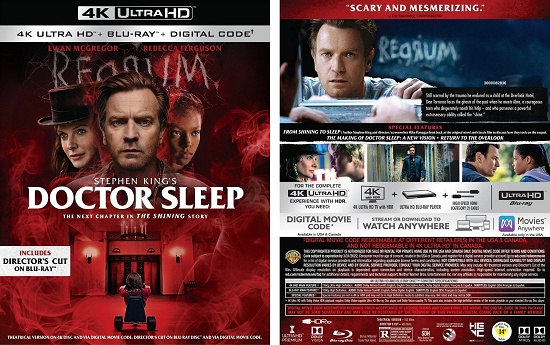 Doctor Sleep 4K UHD + Blu-ray Combo Pack Review