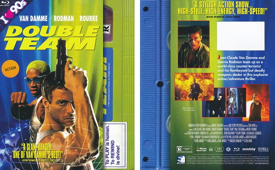 Double Team Blu-Ray Review (Retro VHS Look Series)
