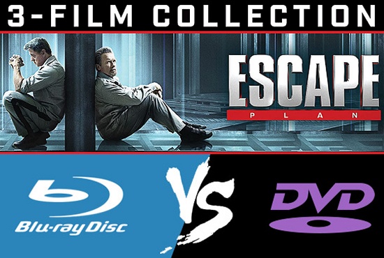 Escape Plan: 3-Movie Collection - Blu-ray vs. DVD Comparison Review