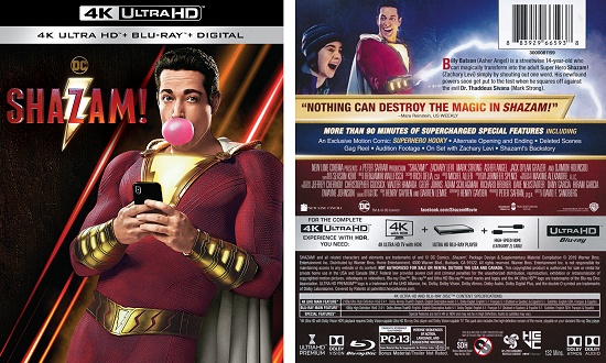 Shazam! 4K UHD + Blu-ray Combo Pack Review