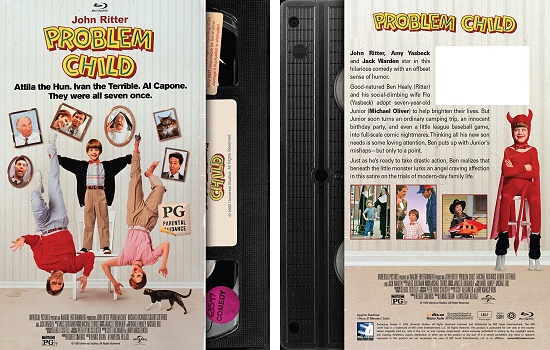 Problem Child Blu-Ray Review (Retro VHS Style)