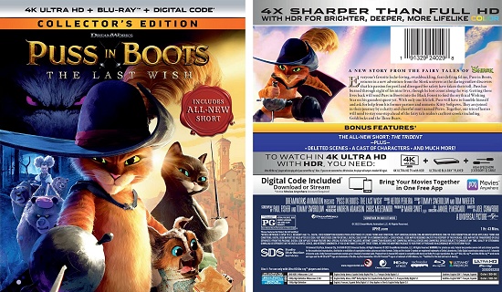 Puss in Boots: The Last Wish 4K UHD Review