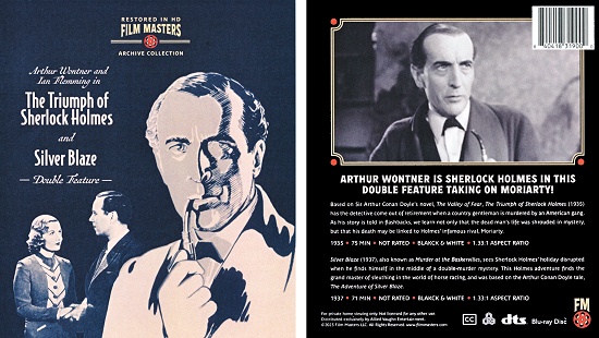 The Triumph of Sherlock Holmes / Silver Blaze MOD Recorded Blu-ray Review